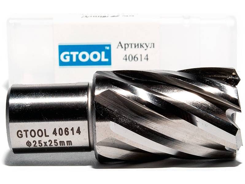 Корончатое сверло по металлу GTOOL G-Cut XE Weldon19, глубина 25/30мм ...